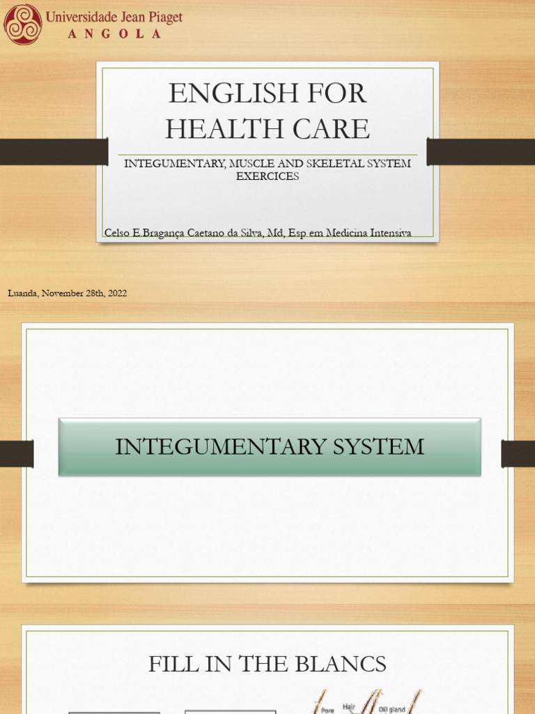 Integumentary - Muscular - Skeletal System Exercises | PDF | Edema ...