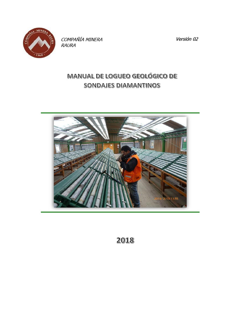 MANUAL DE LOGUEO GEOLOGICO - Version 02 | PDF | Minería
