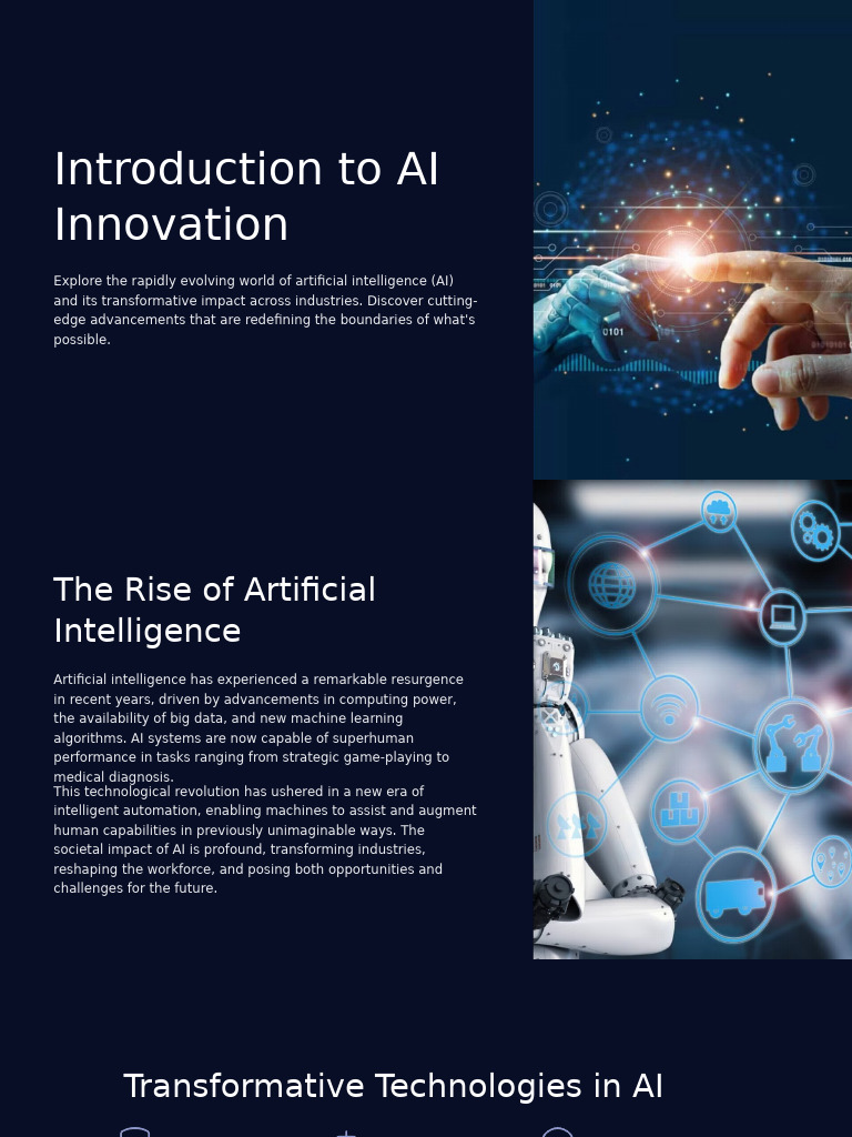 Introduction To AI Innovation | PDF | Artificial Intelligence ...