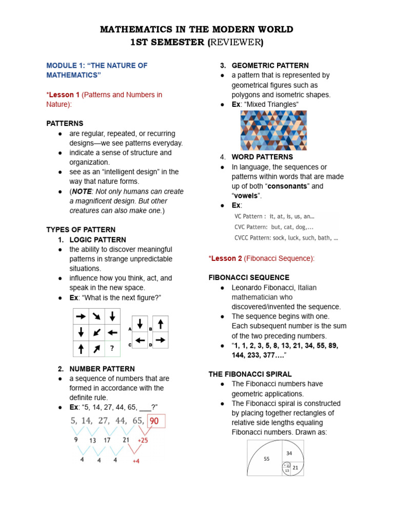 Mmw Reviewer Pdf Function Mathematics Logic