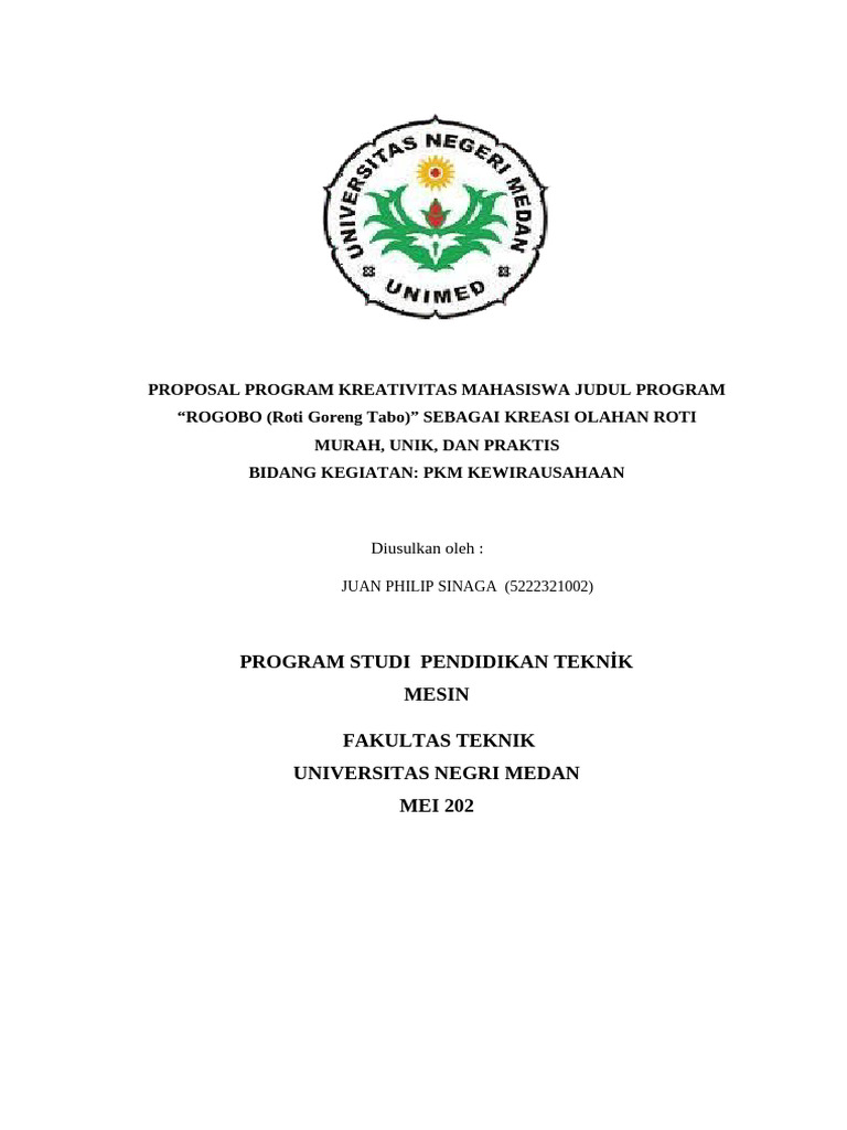 Rogobo Proposal PKM | PDF