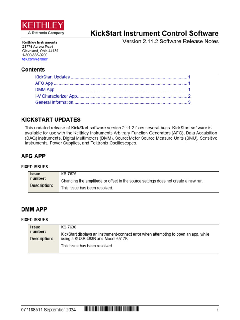 KKS 2 11 2 RN Sept 2024 KICKSTART-2.11.2 | PDF | Graphics Processing Unit | Computing