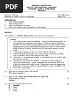 Grade 10 Engfa Short Stories Study Guide | PDF