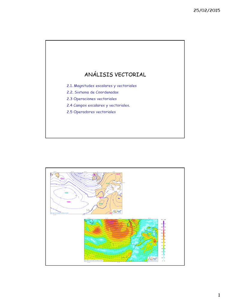 Guía de Análisis Vectorial | PDF | Vector Euclidiano | Degradado