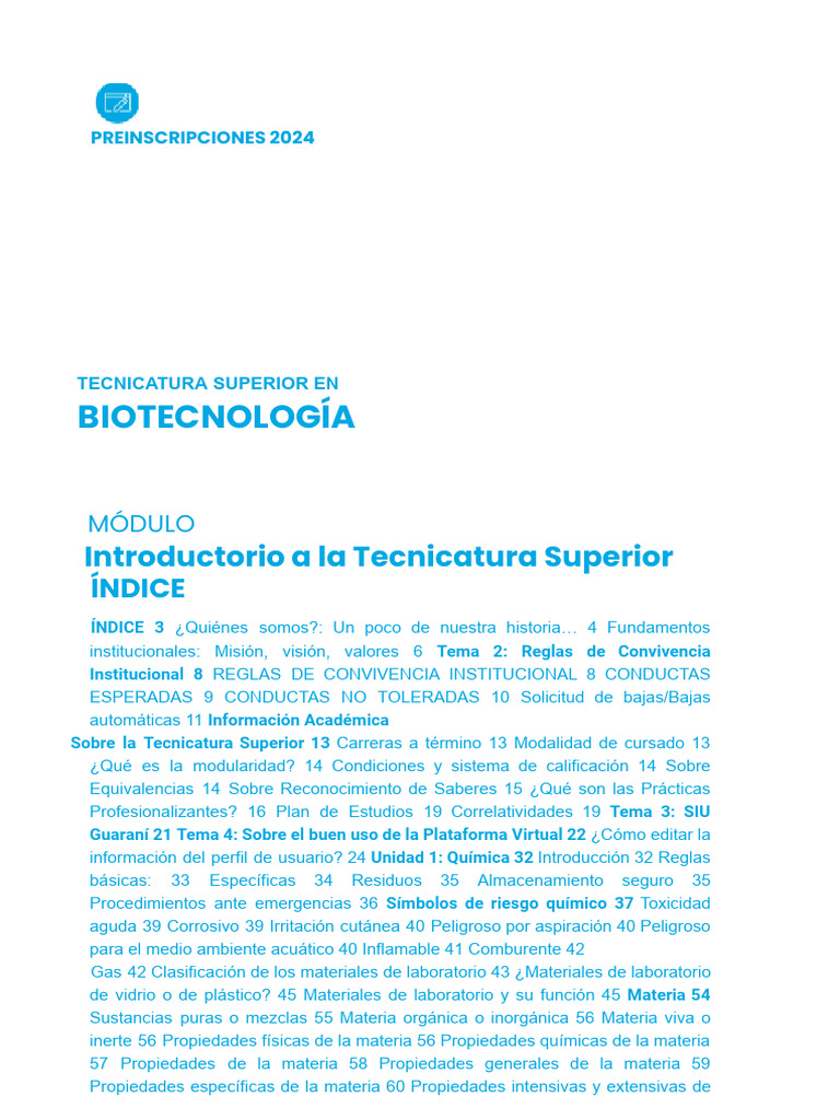 CUADERNILLO SER TECNICO 2023- TS | PDF | Química | Laboratorios