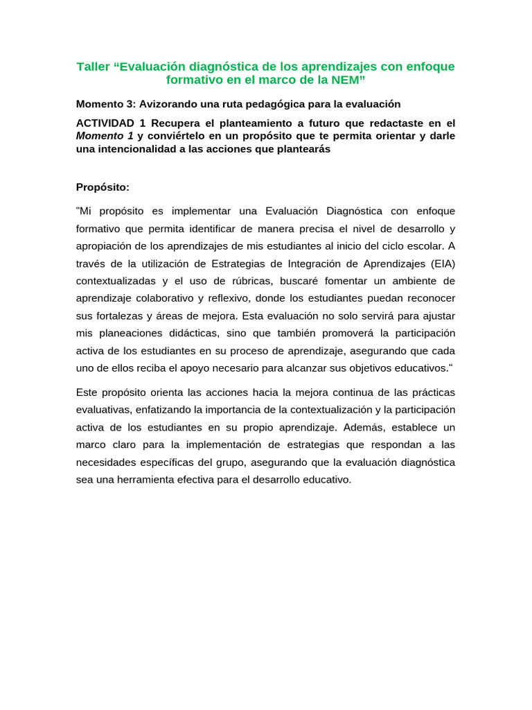 MOMENTO 3 ACT 1 | PDF
