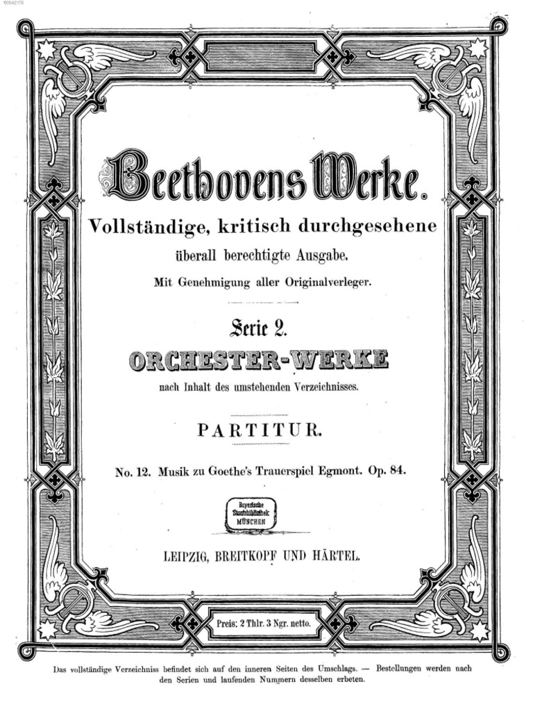 Egmont - Score | PDF