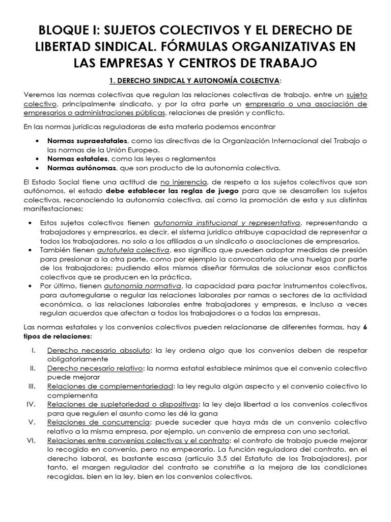 Sindical Entero | PDF | Sindicato | Derecho laboral