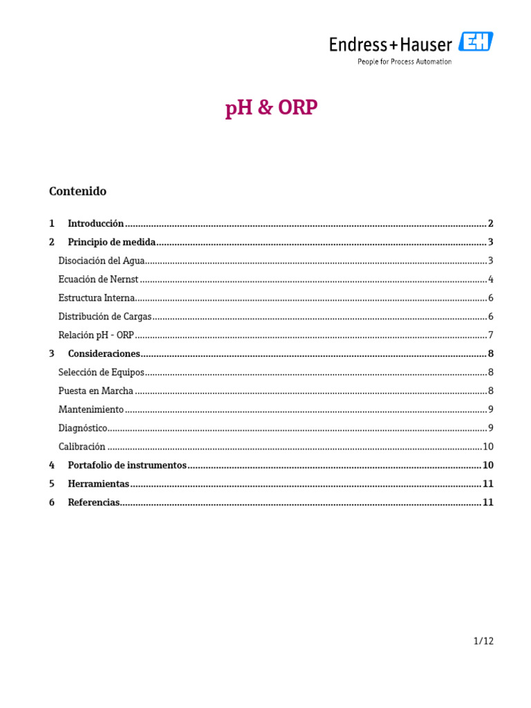 M-FL-302 Manual de Conocimiento para pH & ORP | PDF | Agua | Ph