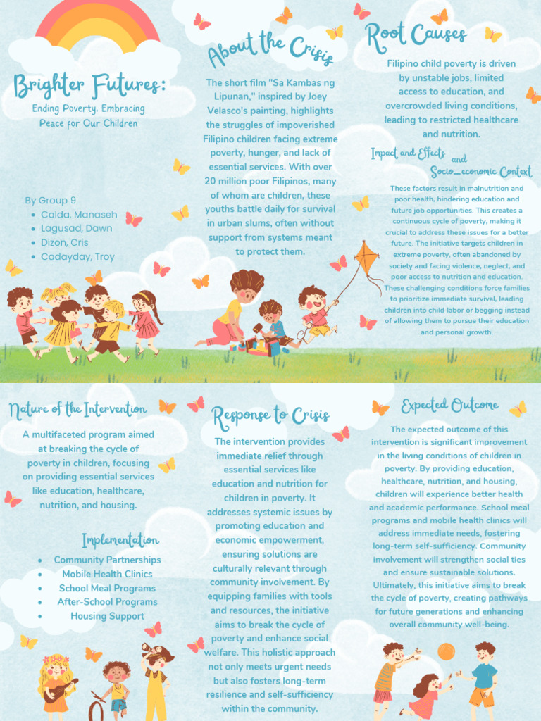 GROUP 9 Final PT The Brochure | PDF | Poverty | Poverty & Homelessness