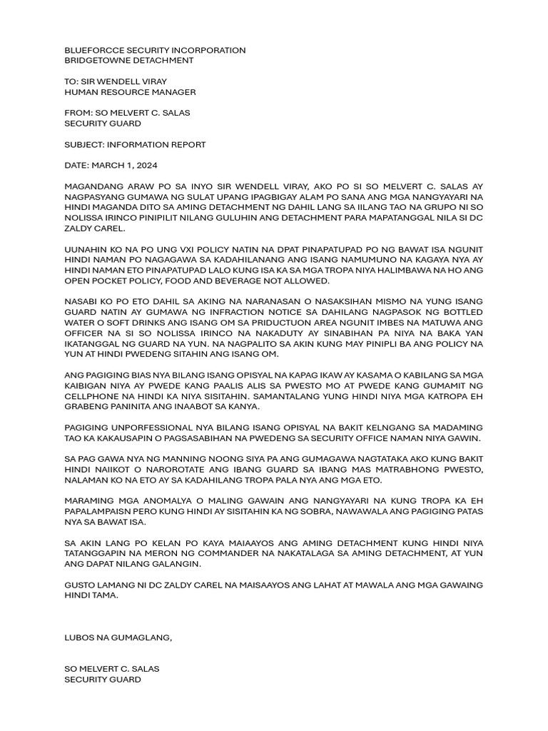 Blueforcce Security Incorporation All Caps Final | PDF
