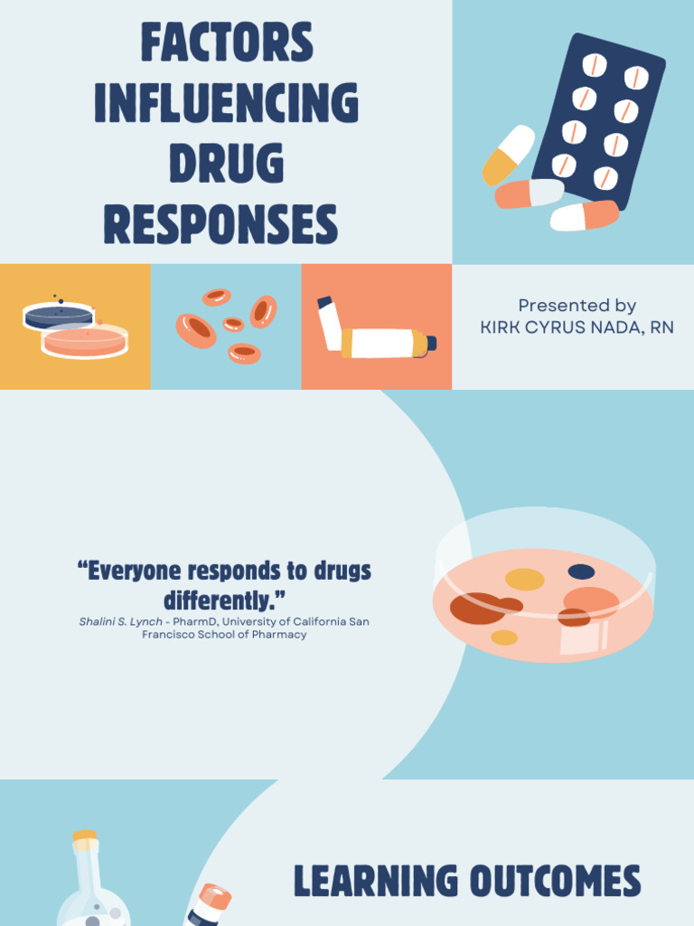 Factors Influencing Drug Responses | PDF | Drugs | Pharmacology