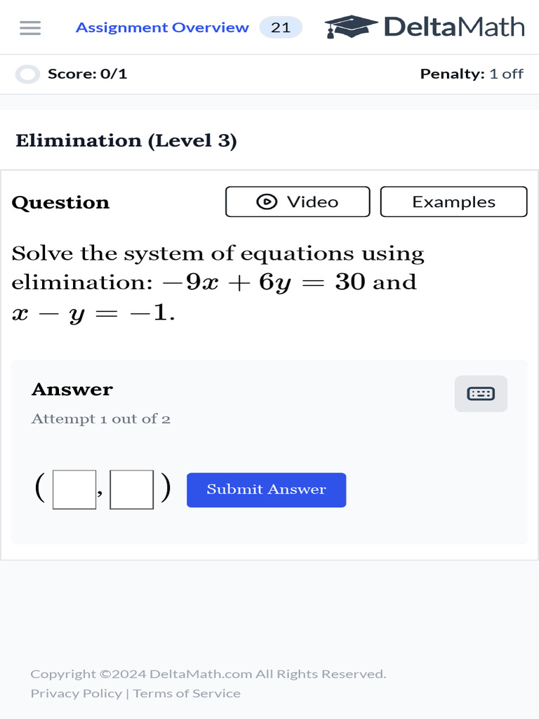 DeltaMath Student Application | PDF