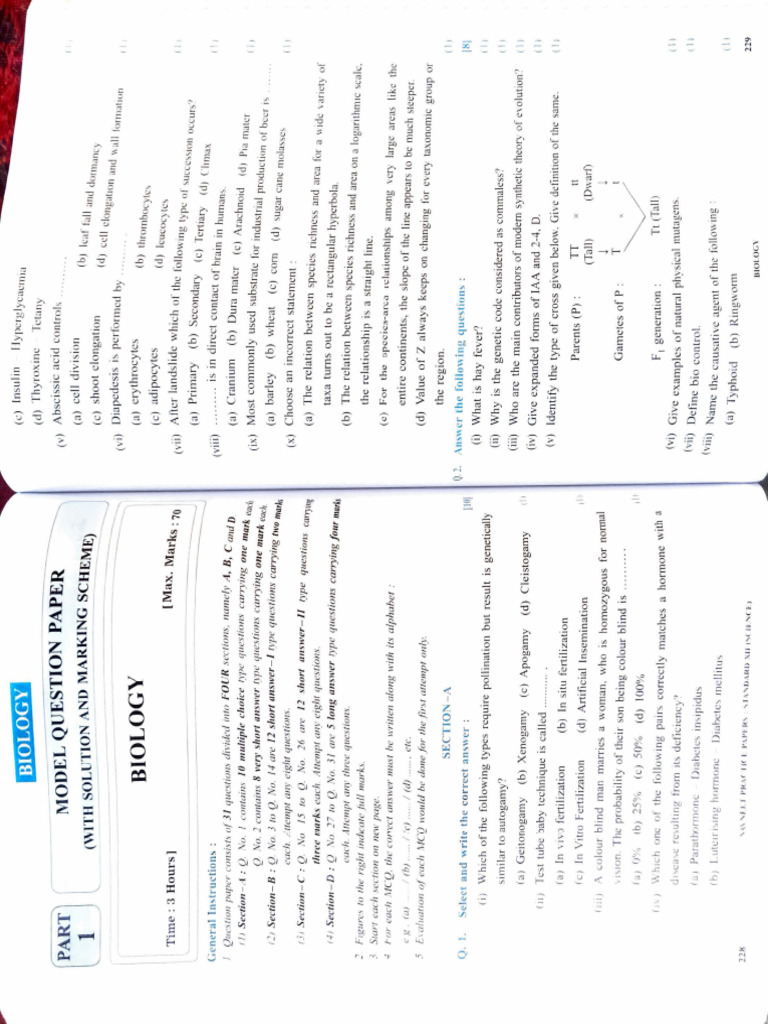 biology solved ppr | PDF | Biomolecules | Biotechnology biology solved ppr | PDF | Biomolecules | Biotechnology
