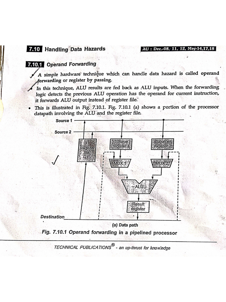 Data Hazards, Control Hazards | PDF