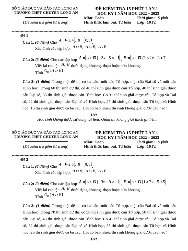 DeKTLan1 10T2 NH2022 2023 | PDF