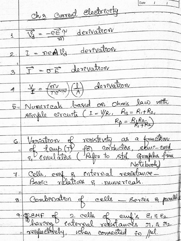 Ch3 Imp Derivations | PDF