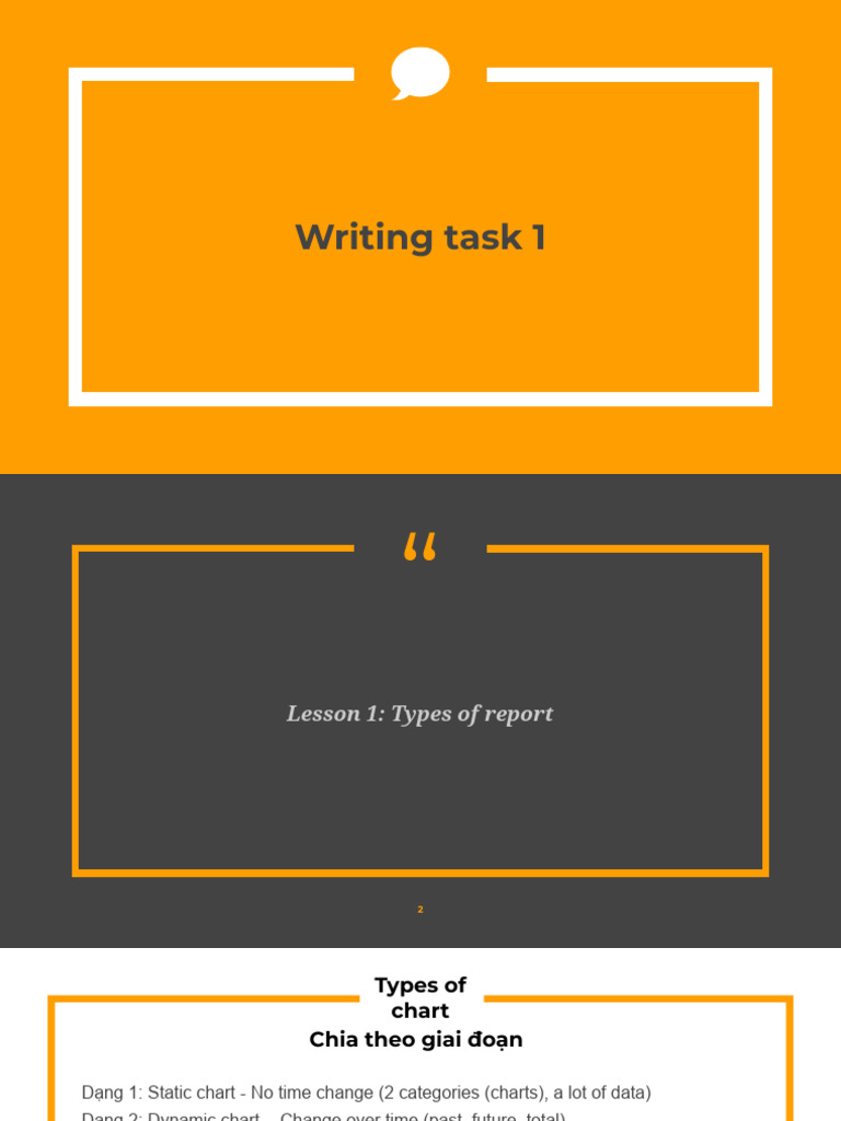 Slide 1 - Writing Task 1 - Introduction to Task 1 | PDF