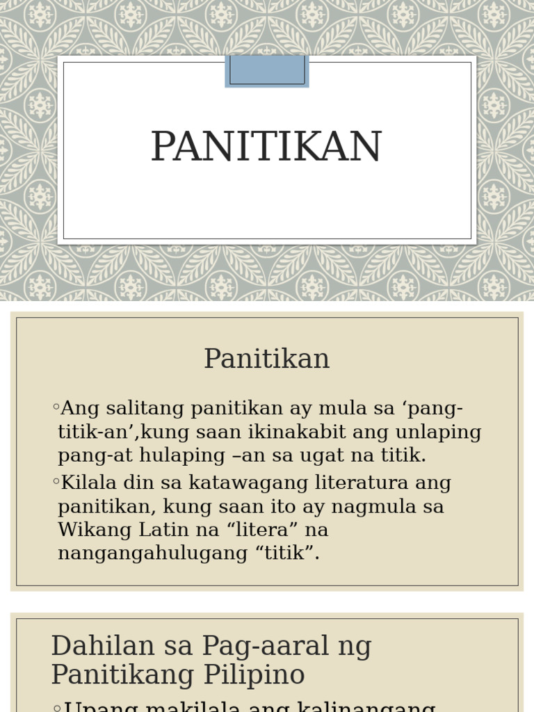Panitikan | PDF