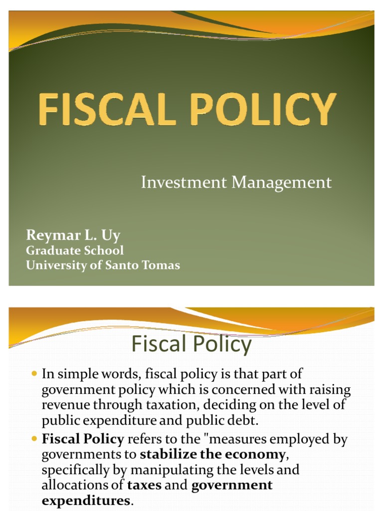 Fiscal Policy | PDF | Fiscal Policy | Crowding Out (Economics)