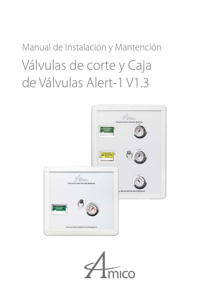 Amico Acp Shut Off Valves and Valve Boxes Manual Es | PDF | Soldadura ...