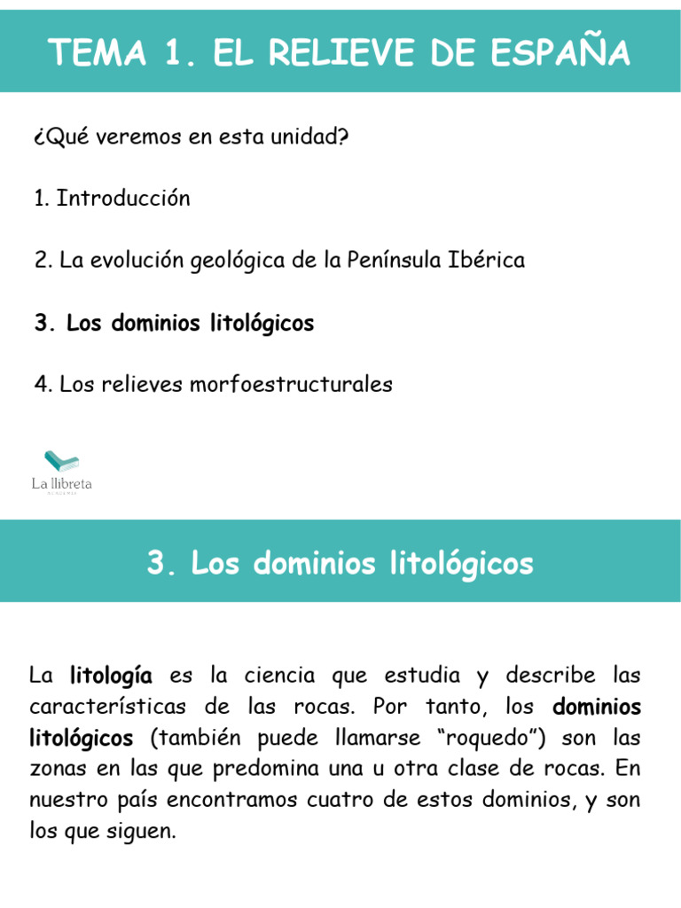 Geografía PCE Tema 1. Parte II | PDF | Terreno | Ciencias de la Tierra