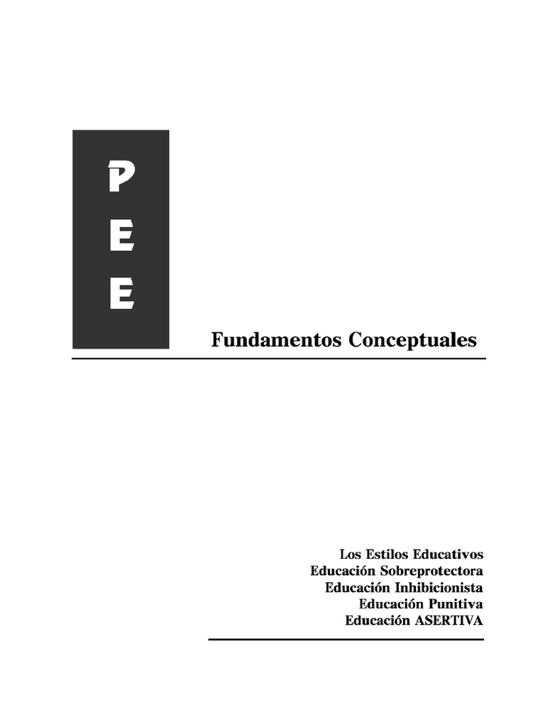 Descripció estils educatius PEE (1) | PDF