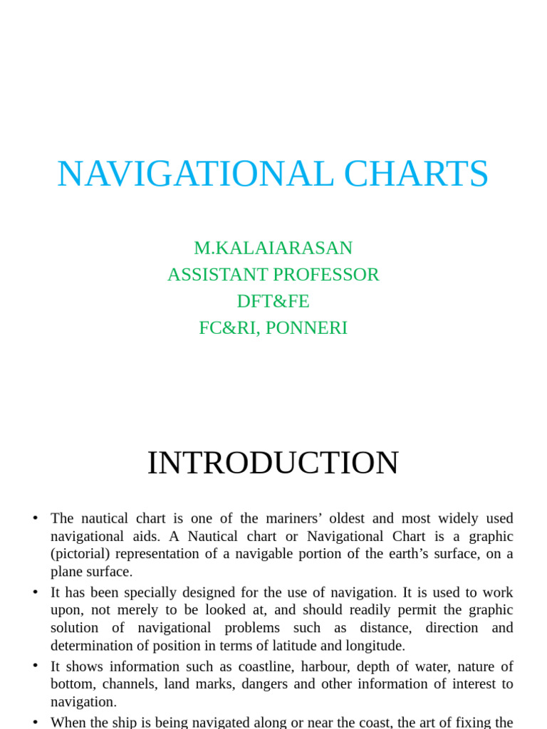 Unit1 Navigational Chart | PDF | Navigation | Cartography
