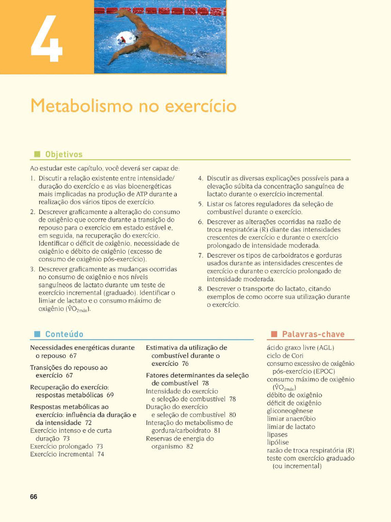 Fisiologia Do Exercicio - Cap 4 | PDF | Músculo | Metabolismo