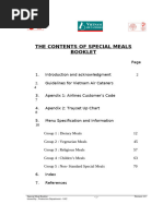 Airline Meal Codes | PDF | Flour | Vegetarianism