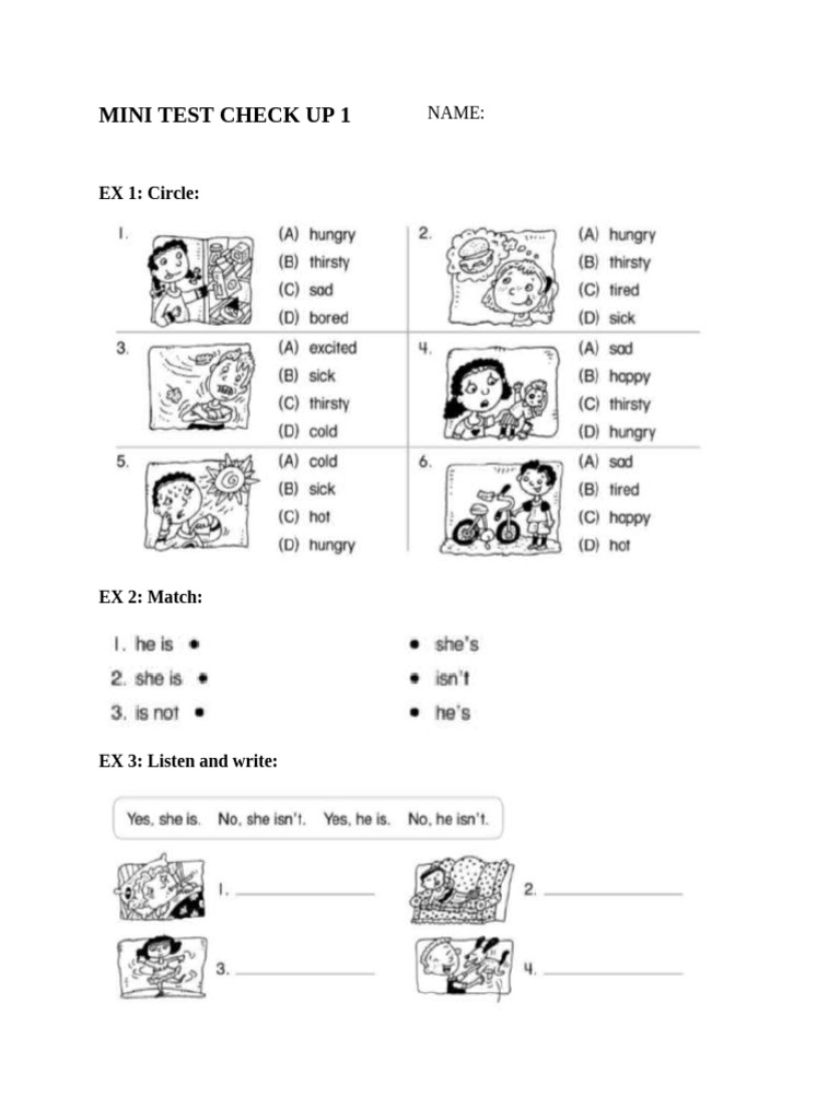 MINI TEST CHECK UP 1 Apple A | PDF