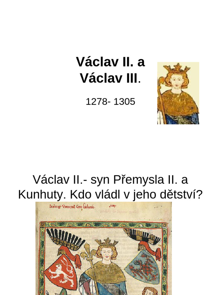 Václav II | PDF
