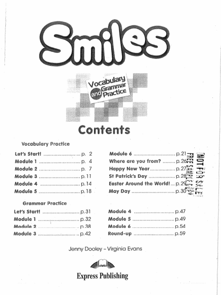 Smiles Activity Book | PDF