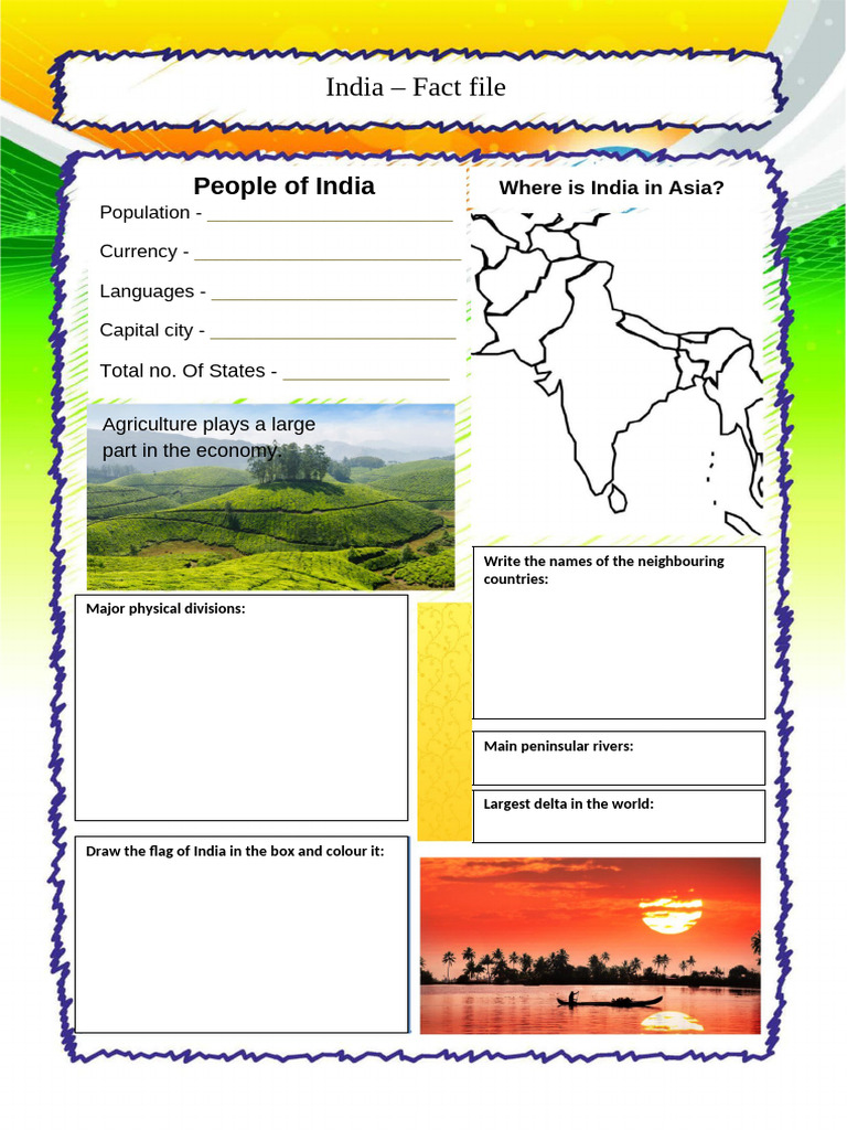 India-Fact File | PDF | Social Science