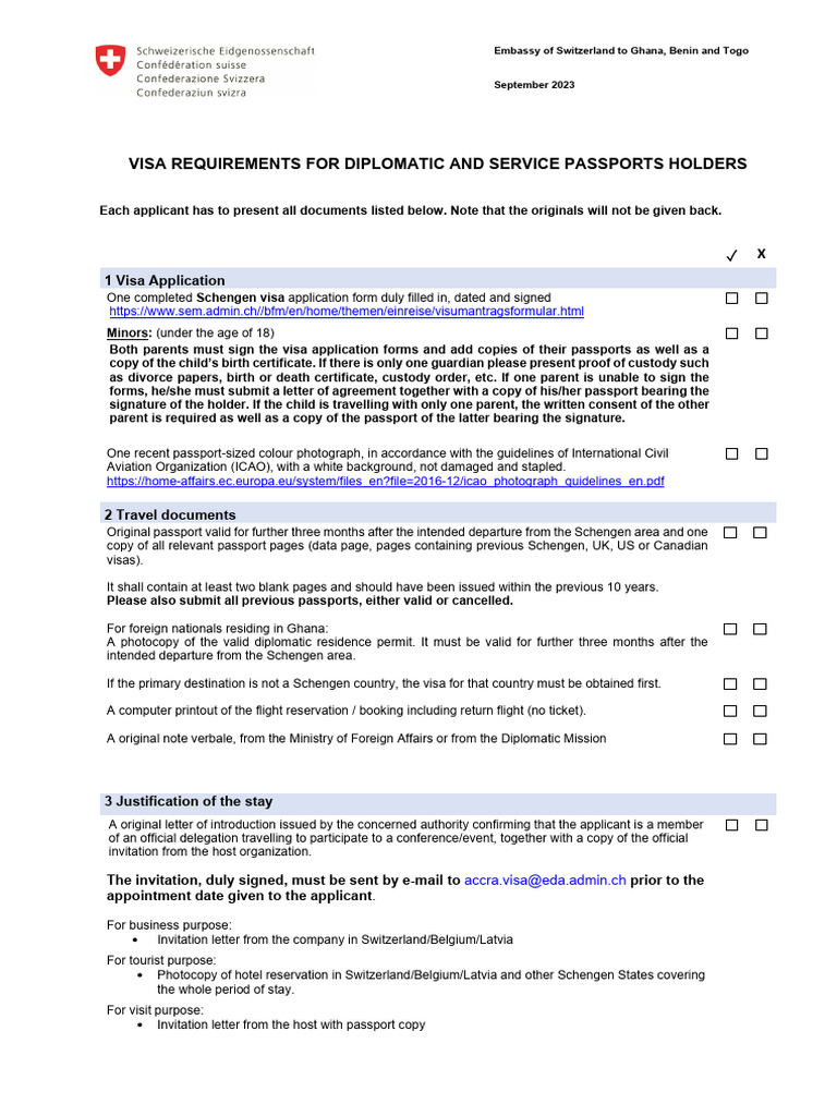 GH_Diplomatic_Visa_EN | PDF | Travel Visa | Passport