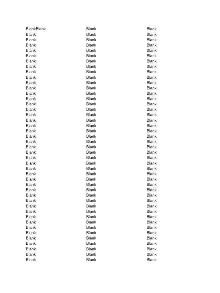Blank 1 | PDF