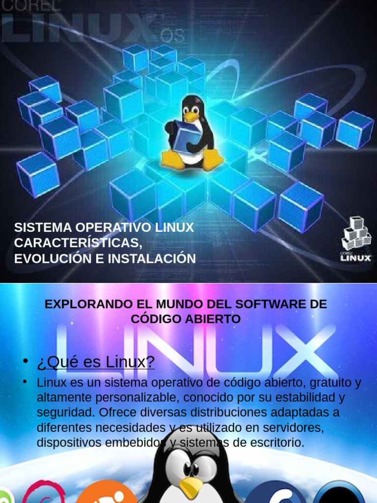 Sistema operativo Linux | PDF | Distribución de Linux | Sistema operativo
