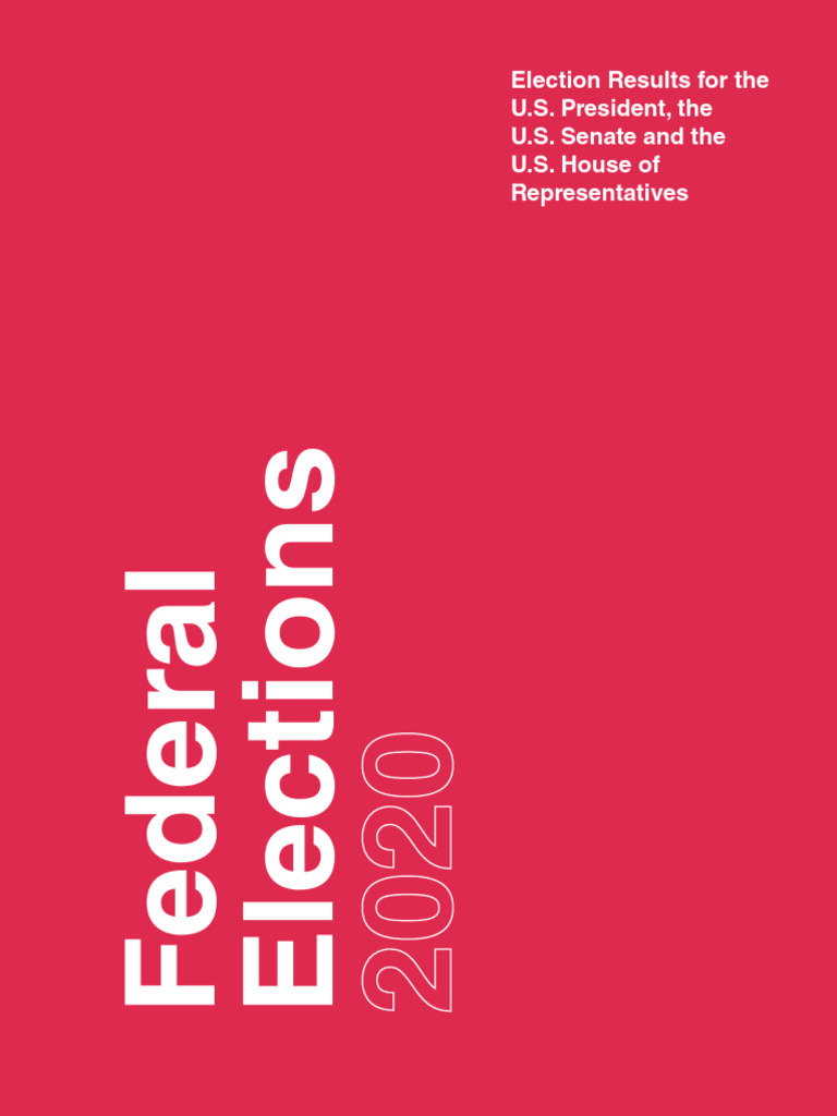 federalelections2020 | PDF | Two Round System | United States House Of ...