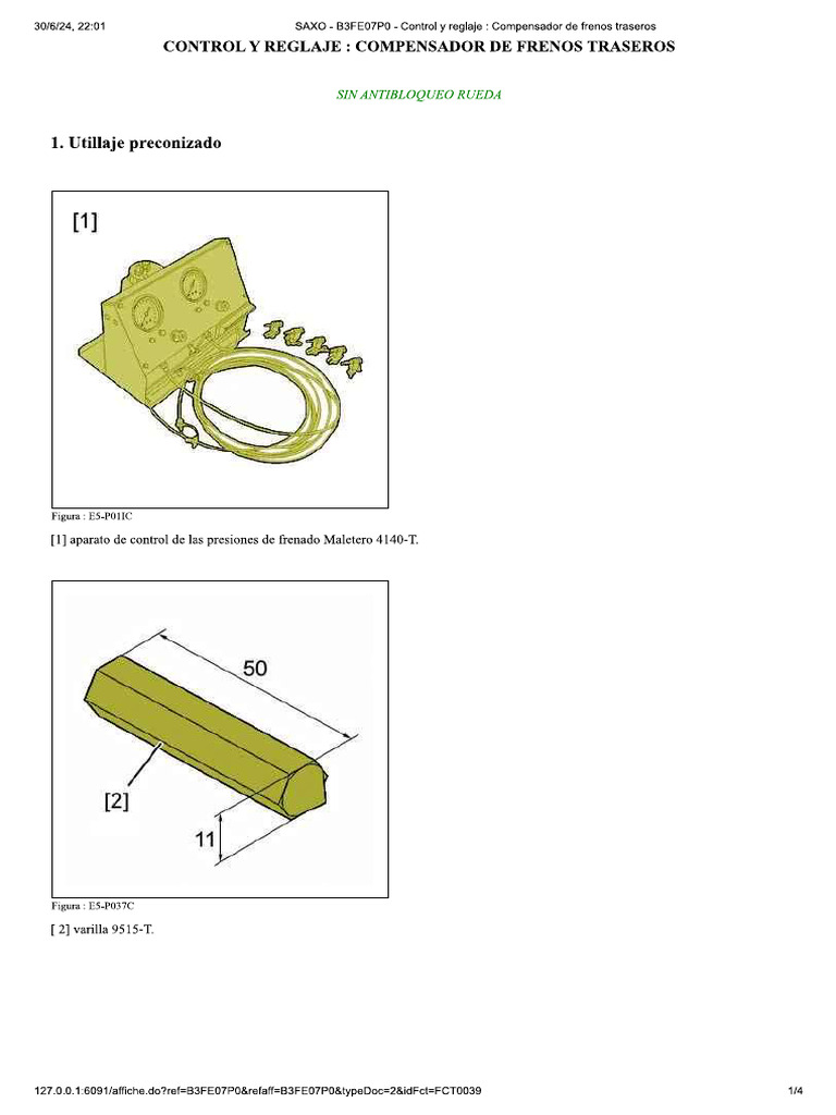 compensador de frenos traseros | PDF