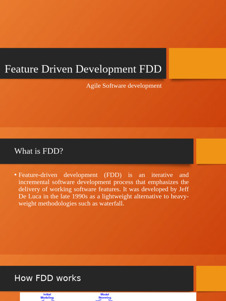 19 Feature Driven Development FDD 19 | PDF | Software Development ... 19 Feature Driven Development FDD 19 | PDF | Software Development ...