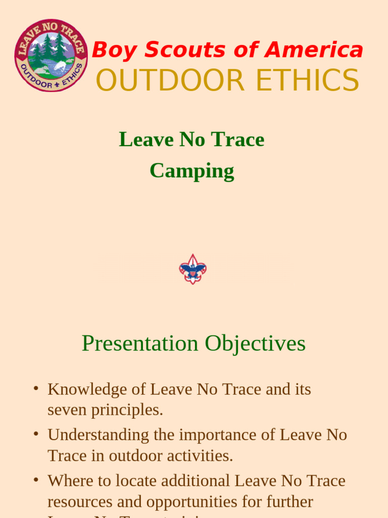 LNT 101 SDIC Version PowerPoint 5-10 | PDF | Boy Scouts Of America ...