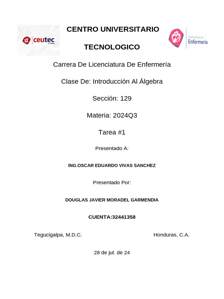 Portada Tarea1 | PDF