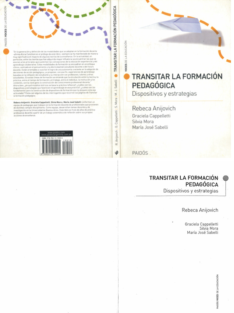 Anijovich Rebeca Transitar La Formación Pedagógica Pdf
