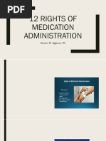 The 10 Rights of Medications Administration | PDF
