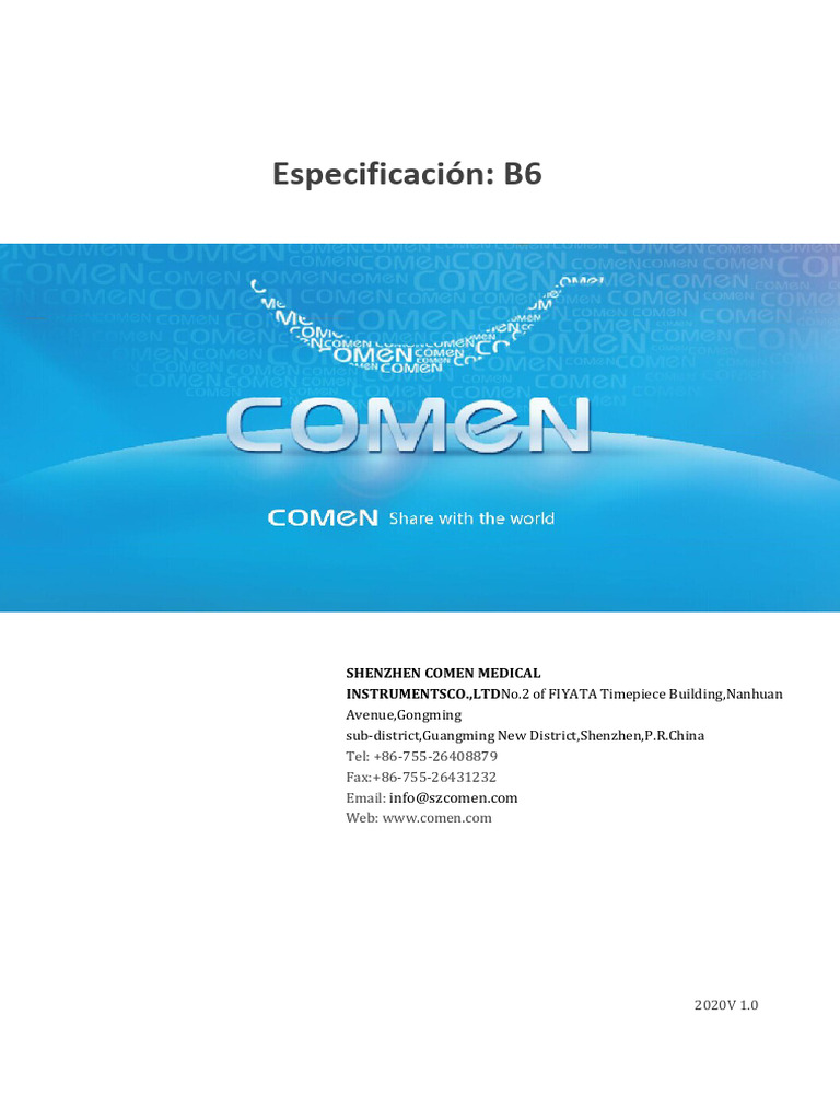 ES-B6 - Especificación V 1.0 2020.7.27 | PDF | Humedad | Cantidades fisicas