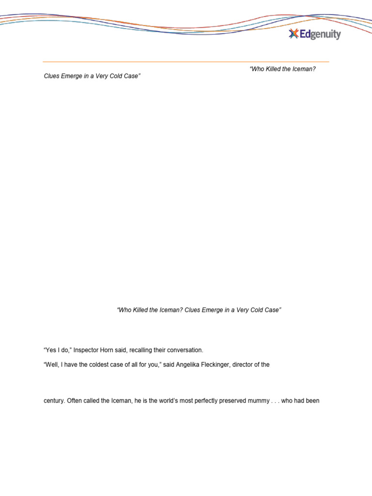 Using Primary and Secondary Sources To Examine | PDF | Mummy