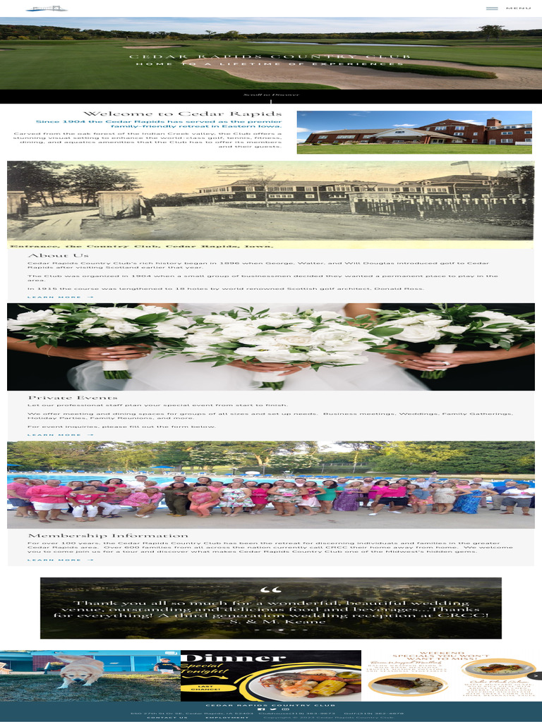 Public Home - Cedar Rapids Country Club | PDF