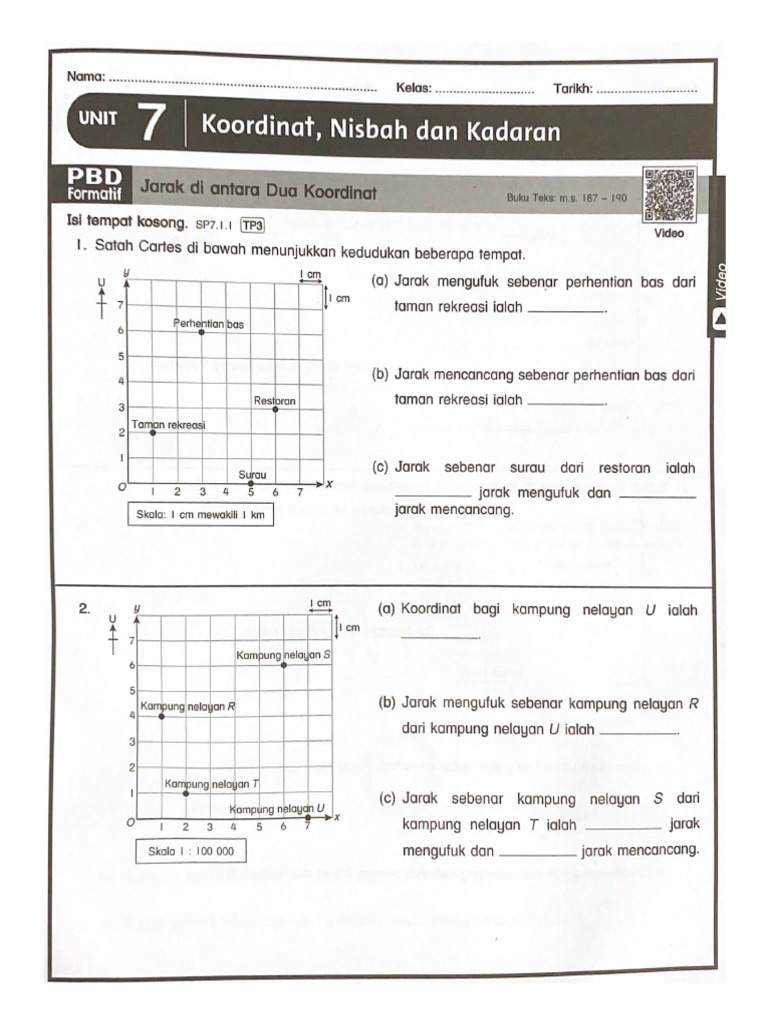 Unit 7 Koordinat Nisbah Kadaran - 2 | PDF