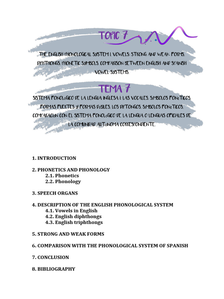 Topic 7 | PDF | Phonetics | Vowel