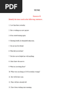 Tenses Worksheet Class 10 CBSE | PDF